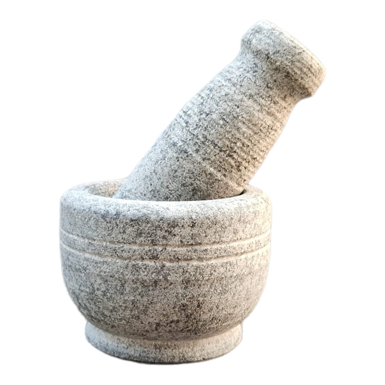 EZAHK Stone Pestle and Mortar Set (4 inch) Small Size – ezahkzaina